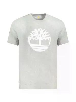 Timberland Logo-print Crew-neck T-shirt - Grey