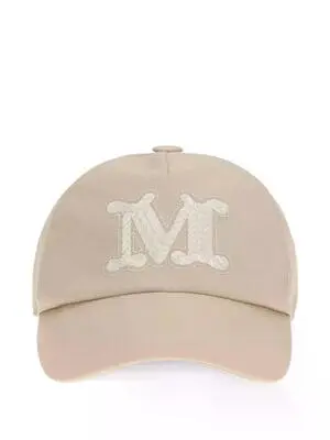 Max Mara Logo-embroidered Baseball Cap - Neutrals