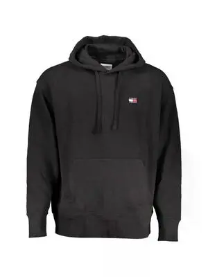 Tommy Hilfiger Logo Patch Hoodie - Black