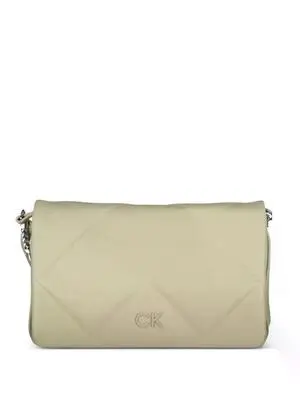 Calvin Klein Quilted Shoulder Bag With Logo