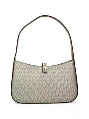 Michael Kors Monogram Tote Bag With Padlock Detail