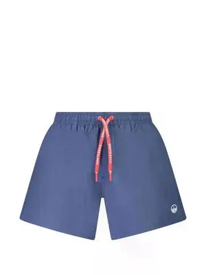 NORTH SAILS Logo-patch Drawstring Swim Shorts - Blue