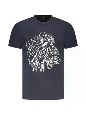 Roberto Cavalli Tiger-print T-shirt - Blue