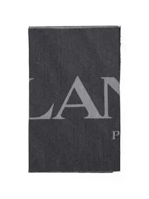 LANVIN Logo-print Silk Scarf