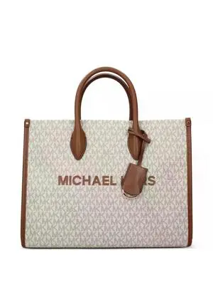 Michael Kors Monogram-print Tote Bag With Logo Lettering