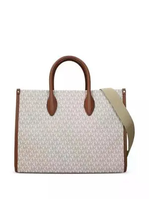 Michael Kors Monogram-print Tote Bag With Logo Lettering