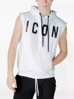 ICON BRAND Drawstring Sleeveless Hoodie
