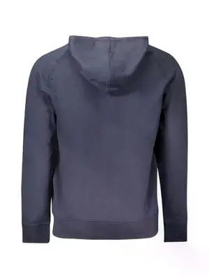 Timberland Exeter River Logo-embroidered Zip-up Cotton Hoodie - Blue