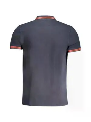Roberto Cavalli Tipped Polo Shirt - Blue