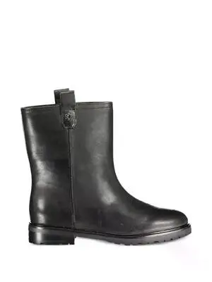 Ralph Lauren Logo-plaque Leather Boots