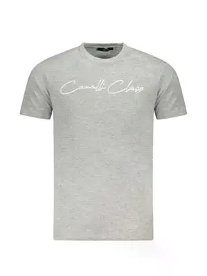 Roberto Cavalli Logo-print Short-sleeve T-shirt - Grey