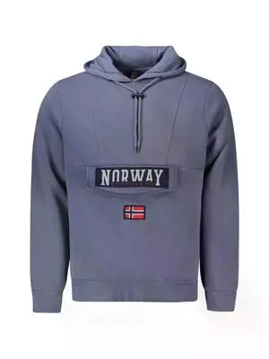 NORWAY 1963 Logo-patch Drawstring Hoodie