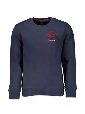 LA MARTINA Embroidered-logo Cotton Sweater