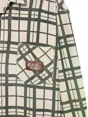 BRAIN DEAD Check-patterned Shirt