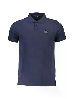 Roberto Cavalli Logo-patch Polo Shirt - Blue
