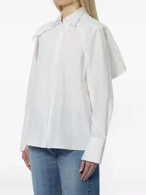 Federica Tosi Open-sleeve Shirt - White