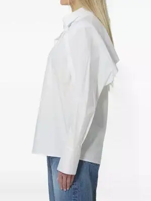 Federica Tosi Open-sleeve Shirt - White