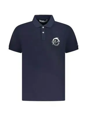 TRUSSARDI Logo-embroidered Cotton Polo Shirt