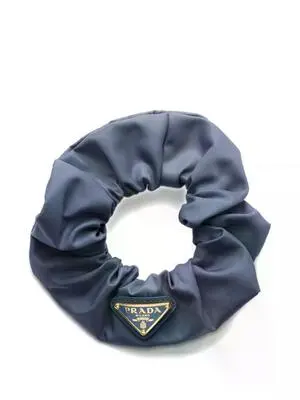 Prada Re-Nylon Scrunchie Blue