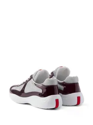 Prada America's Cup Biker Fabric Sneakers - Grey