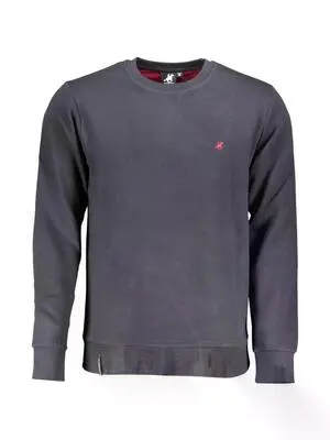 U.S. Grand Logo-embroidered Crew-neck Sweater