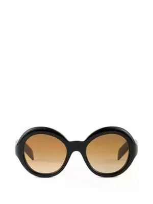 Prada Round Frame Sunglasses - Black