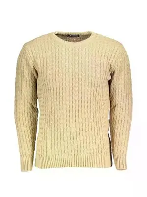 U.S. Grand Cable-knit Sweater With Elbow Patches