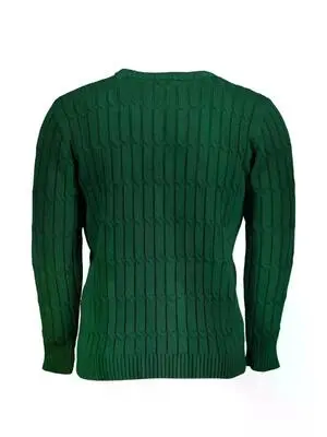 U.S. Grand Cable-knit Sweater With Pocket Detail
