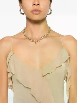 ANIYE BY Marian Ruffled Maxi Dress - Neutrals