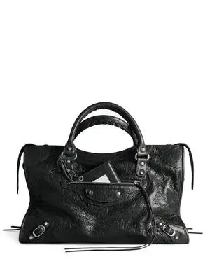 Balenciaga Medium City Tote Bag - Black