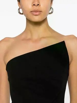ANIYE BY Shana Fold-over Wrap Dress - Black