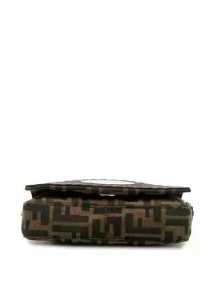 Fendi 2000-2010 Zucca Canvas Selleria Crossbody Bag