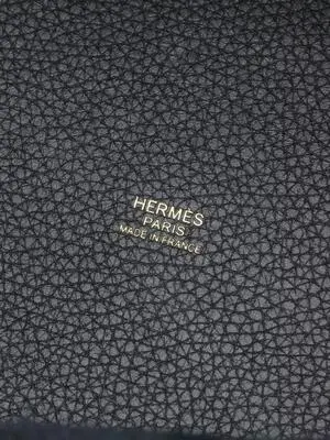Hermès Clemence Picotin Lock 22 Handbag - Black
