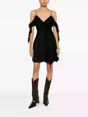 ANIYE BY Xena Ruffled Mini Dress - Black