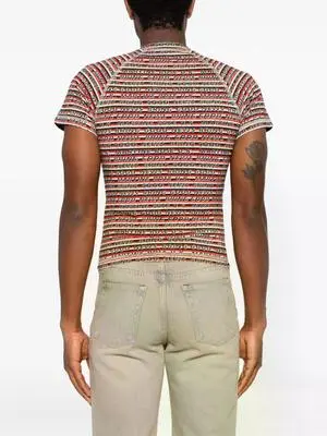 Martine Rose Raglan-sleeve Shrunken T-shirt