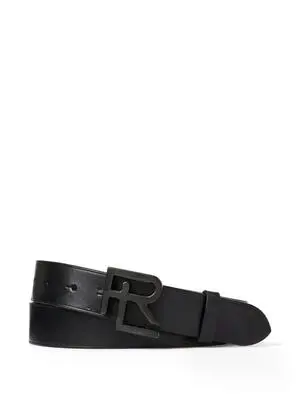 Ralph Lauren Purple Label Logo Buckle Leather Belt