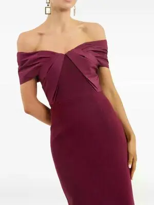 Rebecca Vallance Off-shoulder Cava Dress