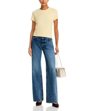 FRAME Terry Baby Tee - Lemon