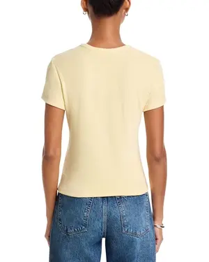 FRAME Terry Baby Tee - Lemon