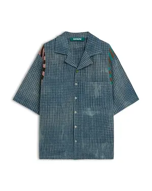 BARROW Chambray Pocket Shirt - Light Blue