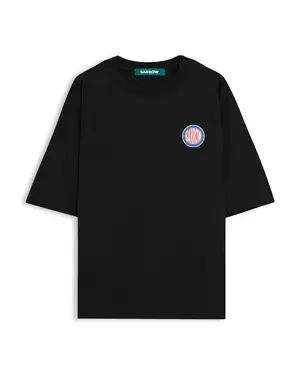 BARROW Jewel Face Graphic T-shirt - Black