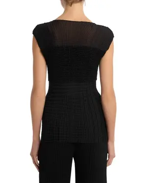 Issey Miyake Sheer Pleated Tank
