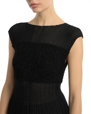 Issey Miyake Sheer Pleated Tank
