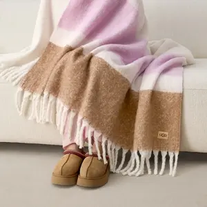 UGG Simona Faux Mohair Throw Blanket