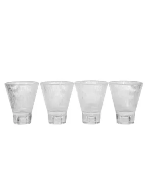 OZAIZ Zai Tumbler, Set Of 4 - Clear
