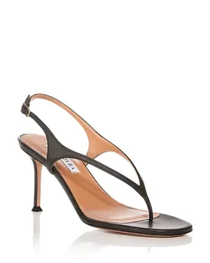 AQUAZZURA Bikini Thong Sandals - Espresso