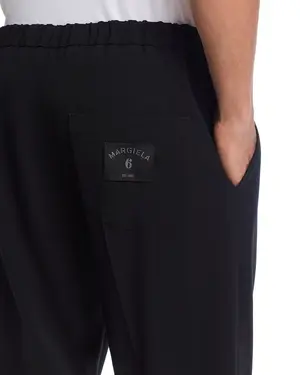 MAISON MARGIELA Straight Fit Drawstring Pants - Anthracite