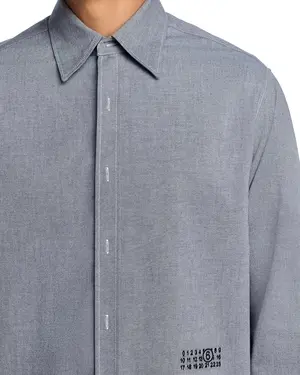 MAISON MARGIELA Long Sleeve Number Graphic Shirt