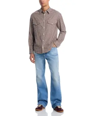 MAISON MARGIELA Long Sleeve Check Pocket Shirt