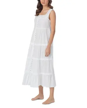 Eileen West Monica Button Front Ballet Nightgown